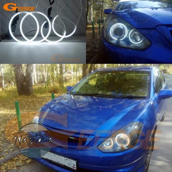 トヨタ カルディナ T24 プレフェイスリフト 2002 2003 2004 超高輝度 CCFL エンジェルアイ ハローリングキット カーアクセサリー