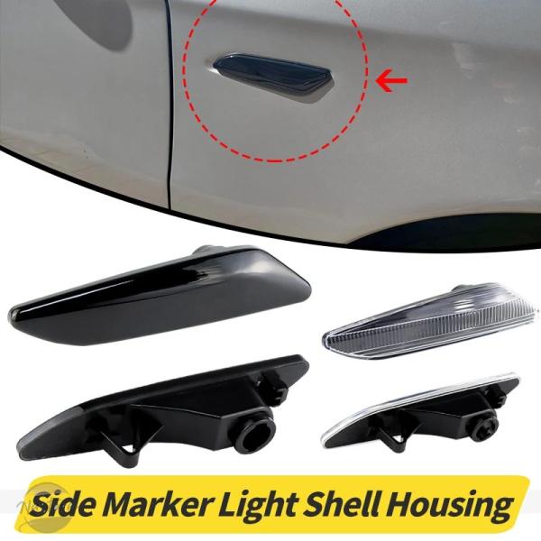 2PCS Car Turn Signal Side Fender Marker Light Cover Shell Housing For Alfa Romeo 147 156 Fiat Egea Tipo Lancia Delta Yps...