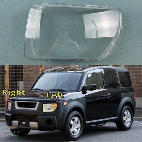 For Honda Element 2002 2003 2004 Headlamp Transparent Shell Lampshade Lamp Shade Front Headlight Cover Lens Plexiglass