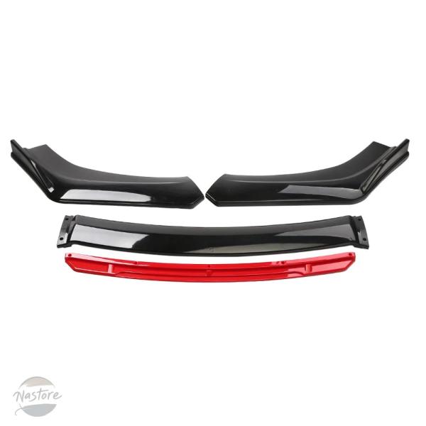 Car Universal Front Shovel Gloss Car Front Bumper Lip Body Kit Front Under Lips Diffuser Spoiler Auto Parts Car Accessories