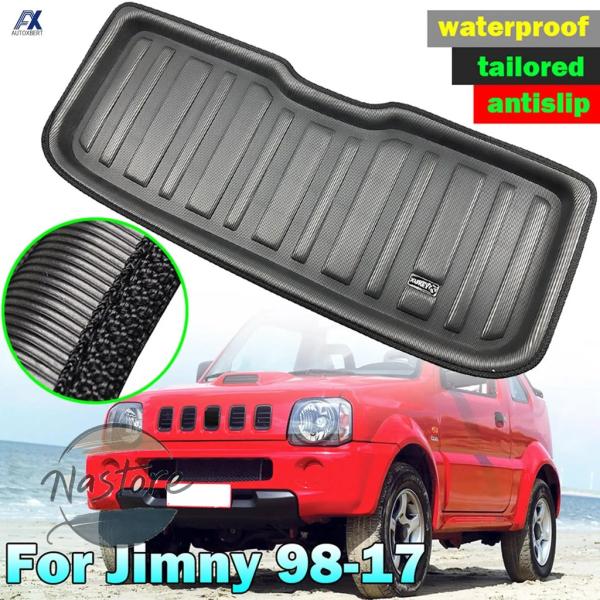 シボレー スズキ ジムニー JB23 JB33 JB43 JB53 1998-2017 カーゴ ブートライナー トレイ リアトランク フロアマット カーペット カースタイリング