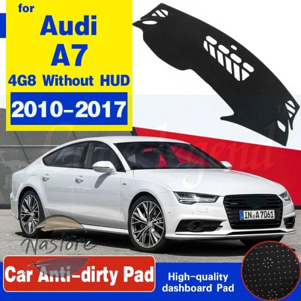 滑り止めマット ダッシュボードカバー パッド シェード ダッシュマット カーペット アクセサリー S-line Audi A7 2010~2017 4G8 2011 2013 2014 2015 S7 RS7用