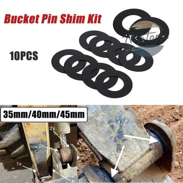 キット 35mm/40mm/45mm 掘削機バケットピンシム 掘削機スキッドステア cat bobcat deere komatsu ヤンマー wacker neuson 部品 カスタムパーツ当店の商品は海外製品が主となります。画像をよくご...