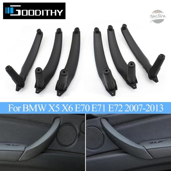 BMW カバー フロント リア ハンドル 内装 3点セット lhd rhd ドアインナープルパネル x5 x6 e70 e71 e72 2007-2013 部品 カスタムパーツ