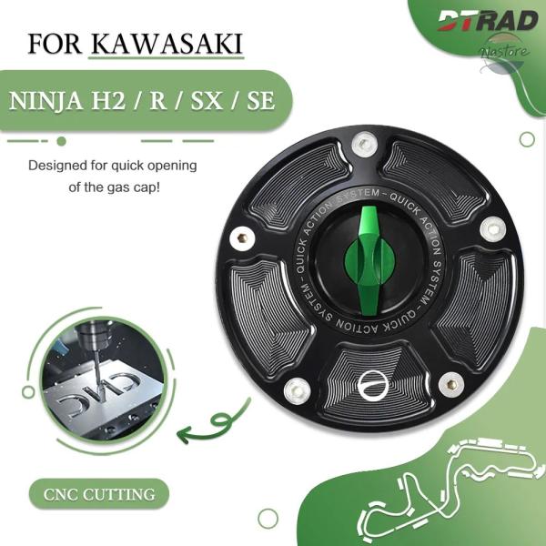 カバー クイックリリース燃料キャップ カワサキ ニンジャ H2R H2 R SX SE 2020-23 -