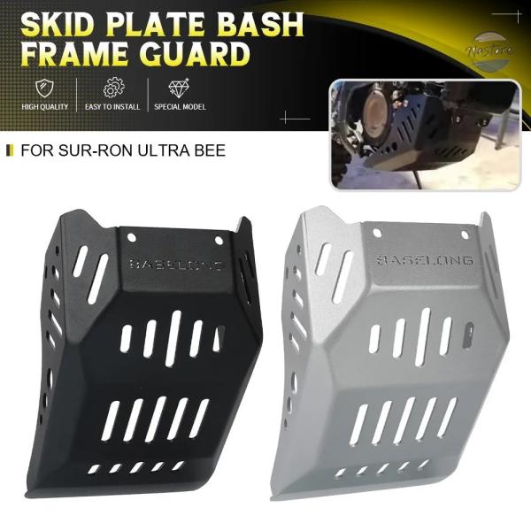 バイク カバー エンジン ガード カスタム sur-ron ultra bee 合金シャーシシールド アクセサリースキッドプレートパンプロテクターフェア 部品