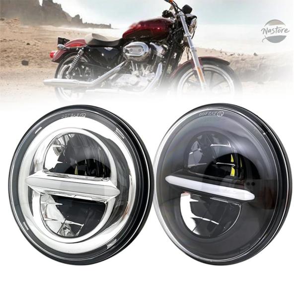 ホンダ ヘッド 5 3/4インチ 5.75インチ LED バイク ライト H4 PHARE FAROL MOTO ヘッドランプ ヘッドライト