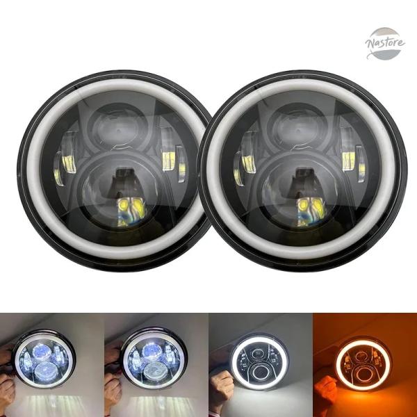 ヘッド 7インチ バイク LEDライト PHARE FAROL MOTO ヘッドランプ ROYAL ENFIELD HIMALAYAN 650