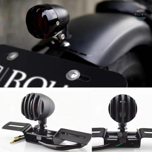 リア ブレーキ ハーレー チョッパー カフェレーサー バイク テールライト ストップランプ