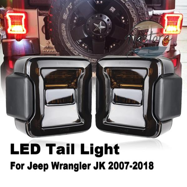 ジープ jeep テールライト ブレーキ ラングラー リア jk 2007-2018 led アセンブリ ランプ リバースライト カスタムパーツ 部品 アクセサリー当店の商品は海外製品が主となります。画像をよくご確認お願いします。・商品はT...