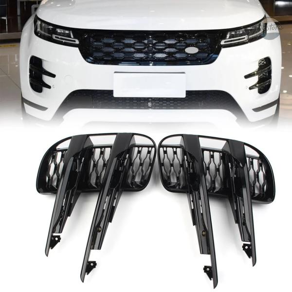 ランドローバー フロント カスタム バンパー アクセサリー 光沢 黒 EVOQUE 2019 22 LR114729 LR114728