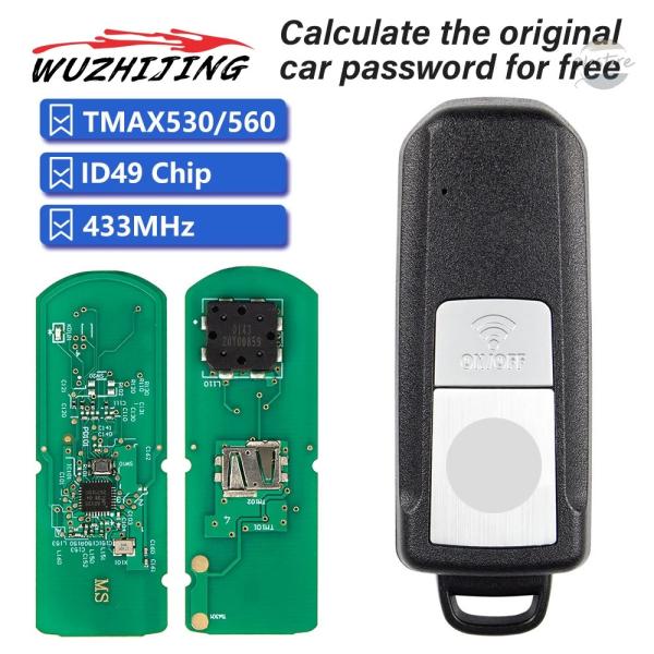 id49 ヤマハ バイク キー 315/433.92mhz チップ chave remota da motocicleta パラ tmax-530 tmax-560 nmax xmax nvx カスタムパーツ 部品当店の商品は海外製品が主と...