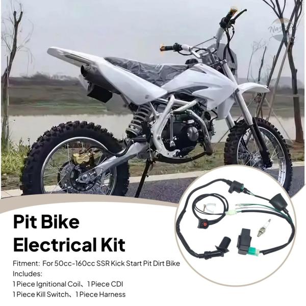 バイク 50cc-160cc ssr thumpstar キックスタート ピットダート モーター配線ルームハーネス キルスイッチ カスタムパーツ 部品 アクセサリー当店の商品は海外製品が主となります。画像をよくご確認お願いします。・商品はT...