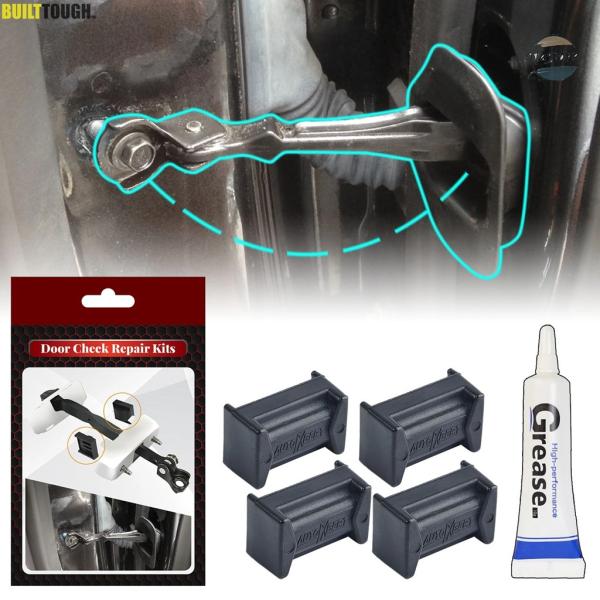 4個入り 車ドアチェッカーストラップ チェックアセンブリ 日産 キャシュカイ アルメーラ デュアリス マーチ マイクラ プリメーラ ジャムヒンジダンピングたるみ修理キット