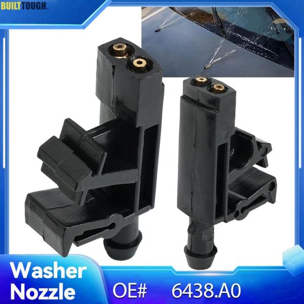 プジョー シトロエン パートナー 406 605 ベルリンゴ Xantia ZX 6438A0 用 フロントワイパーウォッシャージェットノズルスプレー液体フード 2個 ノズルパーツ