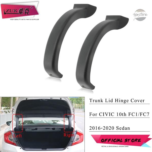 ZUK カースタイリング トランクリッド テールゲート リアドアヒンジ ガーニッシュ トリムカバー ホンダ シビック 2016 2017 2018 2019 2020 10代目用