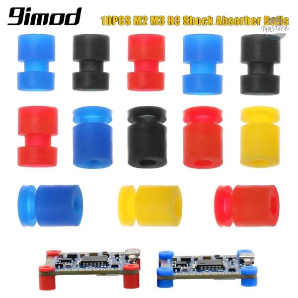 9IMOD 10個 M2/M3 RCゴムショックアブソーバーボール F3 F4 F7 フライトコントローラー FPV クワッドコプター 防振ソフトマウントボール用