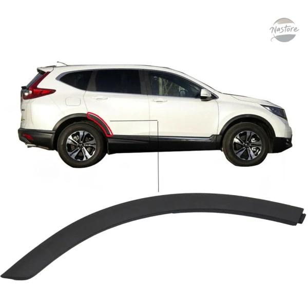 1個 車右後部ドアホイールアーチガーニッシュトリム ホンダ CR-V 2012-16 75390-T0A-A01 ドアエッジモールディング交換用