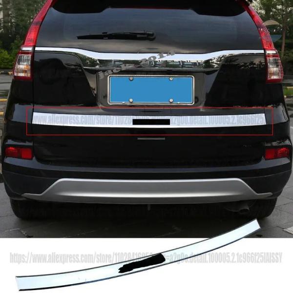 2012-2016年式 HONDA CRV CR-V ステンレスクロームリアトランクテールゲートブートグラブトリムカバーカーアクセサリー