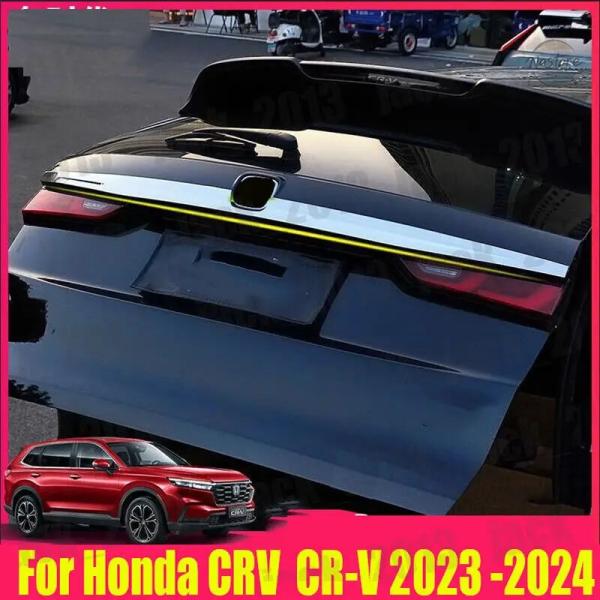 2023-2025年式 HONDA CRV CR-V ステンレスクロームトランクテールゲートグラブハンドルトリムカバー カーアクセサリー