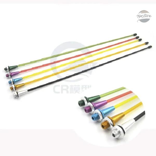 5個の高品質RCモデルボートカーカラフルユニバーサルアンテナチューブスリーブ/アルミニウム合金アンテナベースアセンブリ
