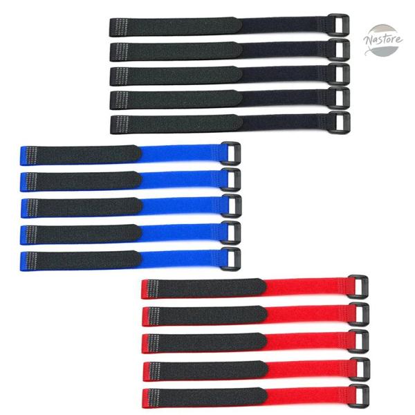 5個 20/30 x 2 cm Lipoバッテリータイ マルチカラーケーブルタイダウンストラップ RCヘリコプター用 高品質 滑り止め 耐久性 ナイロンストラップ