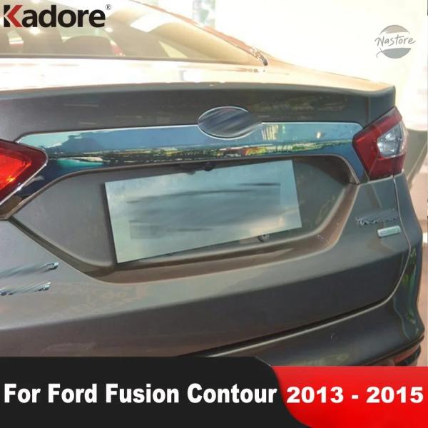 フォード フュージョン コンター 2013 2014 2015 ABS クローム リアトランクリッドカバートリム テールゲートモールディング ガーニッシュストリップ カーアクセサリー
