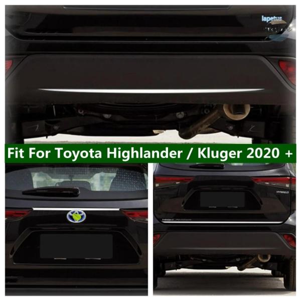 リアトランクリッド、テールゲート、ドアハンドルカバートリム、テールゲートバンパーモールディング、ガーニッシュストリップ、トヨタハイランダー/クルーガー2020-2025用