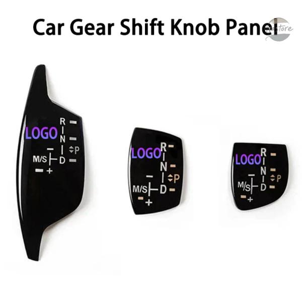 高品質のMラベル付きギアレバーパネルスポーツインテリアデコレーションスポーツモデルギアシフトノブステッカートリムパネルBMW用