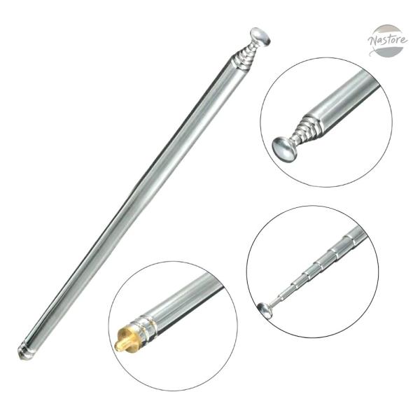 ラジオRCコントロールトランスミッターコントローラー用7mmオス伸縮式アンテナ1個カーアクセサリー