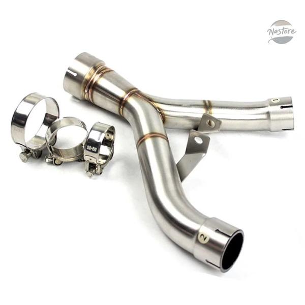 オートバイ用ミドルミッドパイプデカットエリミネーターエキゾースト カワサキ Z1000 Z1000SX 2011 2012 2013 2014 2015 2016 2017 2018 2019 2020用