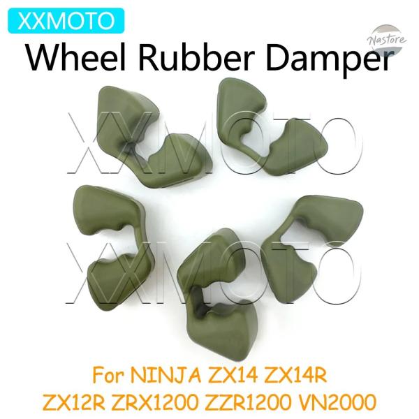 Kawasaki NINJA ZX14 ZX 14R ZX12R ZRX1200 ZZR1200 VN 2000 オートバイハブダンパーリアホイールドラムラバースプロケットバッファーダンパー用