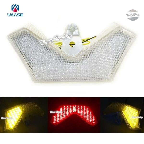 waase Eマーク テールブレーキターンシグナル 一体型LEDライト クリア 2006-2015 2011 2012 2013 KAWASAKI Ninja ZX14 ZX14R ZX-14R用