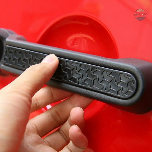 便利な車のドアグラブハンドルインサートカバー装飾トリムキット Jeep Wrangler JK 2007-2017 4ドア用 5個