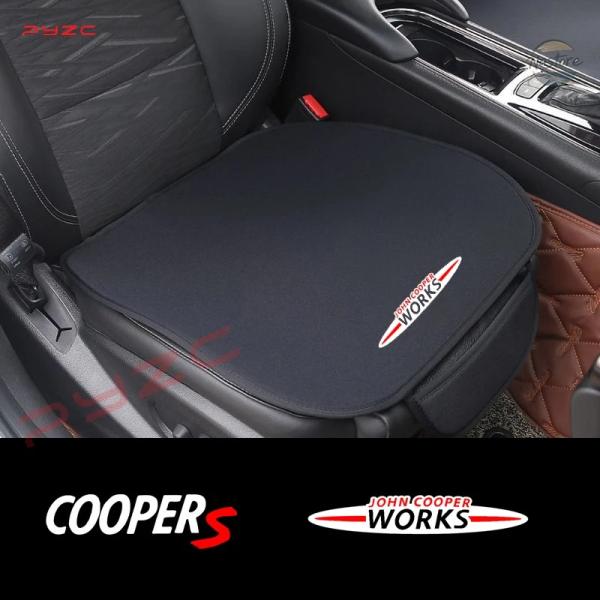 ミニクーパーS JCW F55 F56 F60 F53 F54 R55 ジョンクーパーワークスアクセサリー用カーシートカバークッション保護パッド1個
