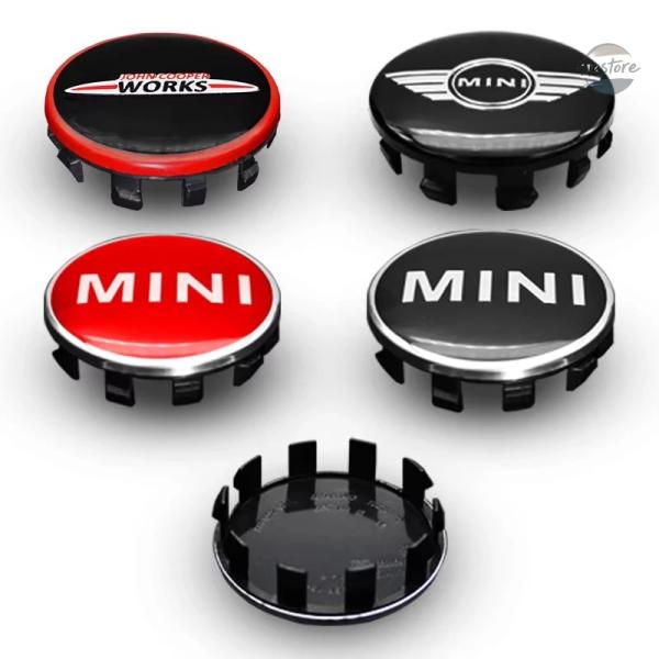 MINI Coopers JCW F54 F55 F56 F60 4個 56MM カースタイリングホイールセンターハブキャップ 自動車タイヤカバー 外装装飾アクセサリー