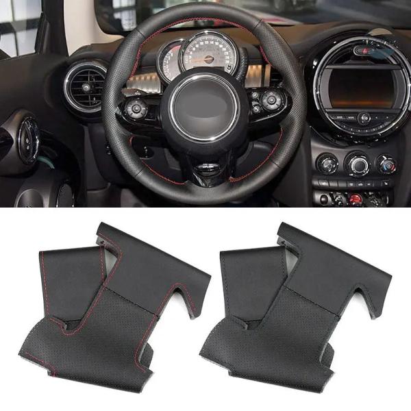 MINI Cooper F54 F55 F56 F57 F60 R50 R52 R53 R55 R56 R57 R58 R59 R60 R61 17-18 ハイバージョンカーステアリングホイールレザーカバー