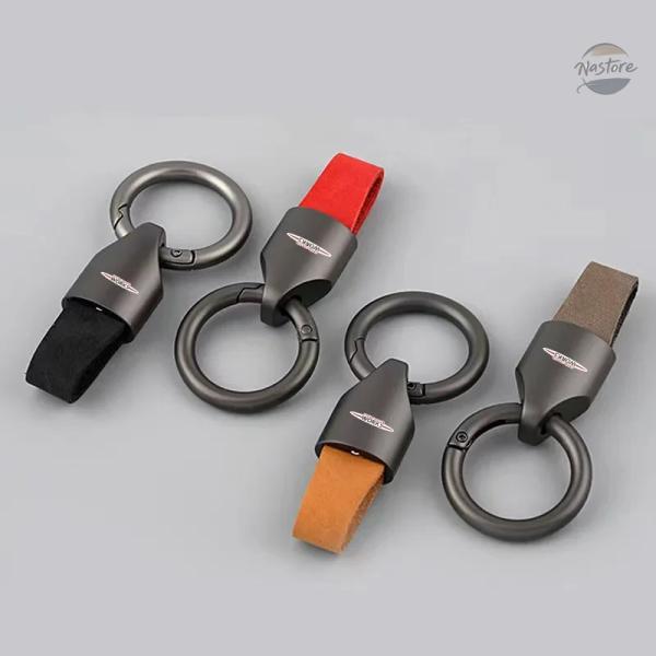 MINI COOPER S WORKS ALL4 F56 R60 F60用 牛革製カーキーチェーン キーリング キーリング カーアクセサリー