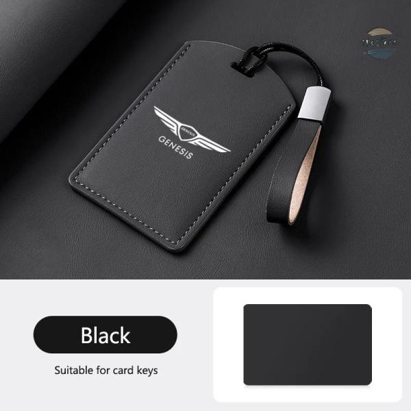 ジェネシス GV60 Pure Electric G80 Card 2023 NFCアクセサリー用 新型レザーカースマートNFCカードキーカバーケースプロテクターシェルフォブ