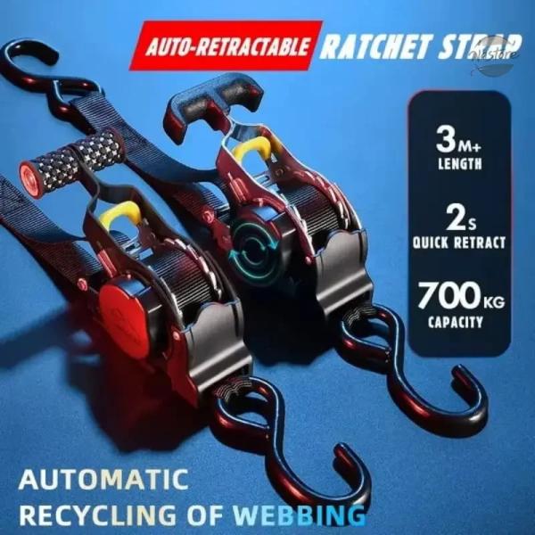 車用ラチェットテンショナーベルト、荷物用オートストラップ、オートバイ用巻き取り式ベルト、荷物用ラチェットストラップ
