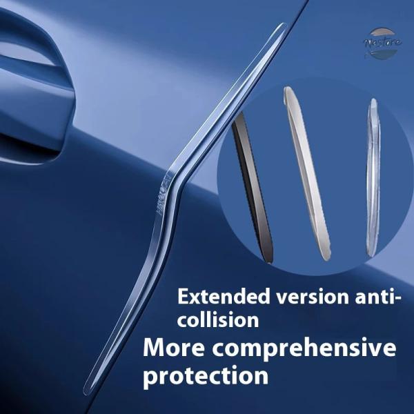車のドアエッジ保護ストリップ 傷防止 衝突防止 目に見えない防水PUカーアクセサリー ユニバーサルカードアクラッシュバー