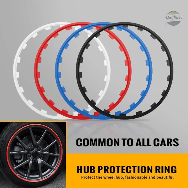 16/17/18/19/20インチ 4個 ユニバーサル カー 車両 ホイール リム エッジ プロテクター リング タイヤ ガード デコレーション ストリップ テスラ用