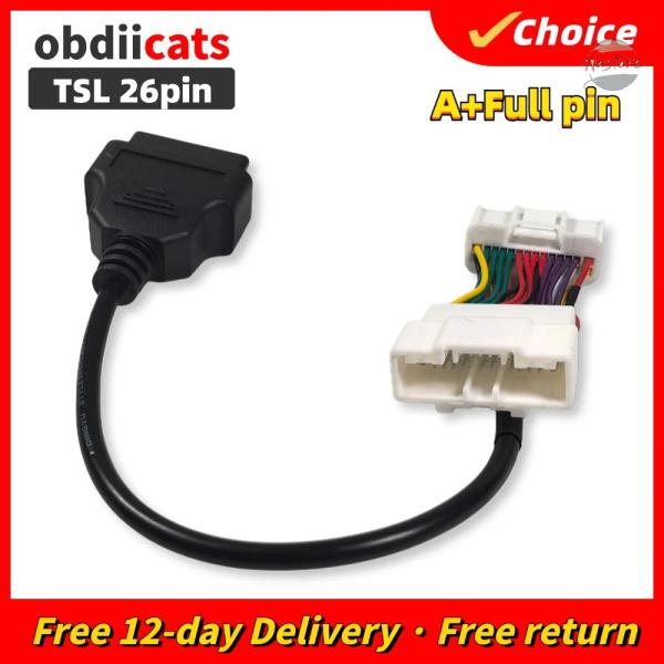 Te-sla診断ライン用A++品質26ピンから16ピンアダプターケーブルTe-slaモデル3 Y OBD2診断ツールアクセサリーアダプター