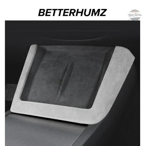 アルカンターラ製 テスラ モデル3 ハイランド 2024用 ワイヤレス充電パネル サイドトリムストリップ ABS製 車内装飾 インテリアアクセサリー