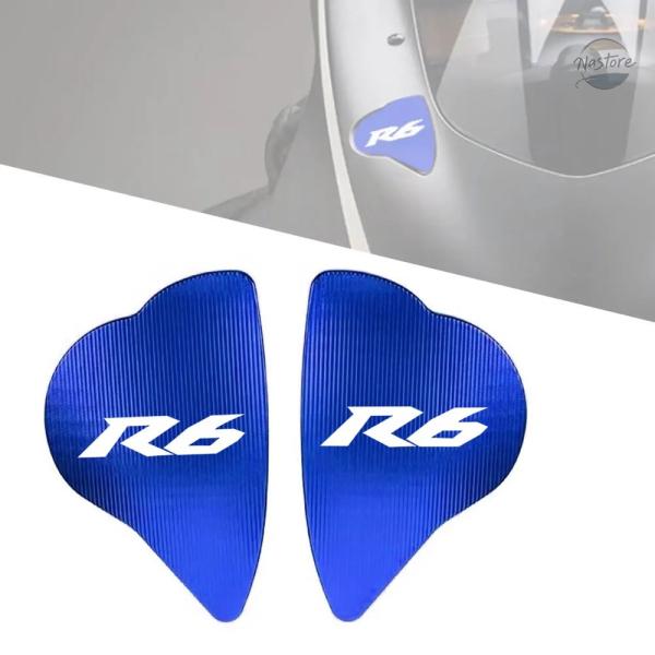 ミラーホール装飾カバー リアビューベース バッフル エリミネーターキャップ YAMAHA YZF-R6 YZF-R7 YZF R6 R7 2017-2024 2023 2022 2021用