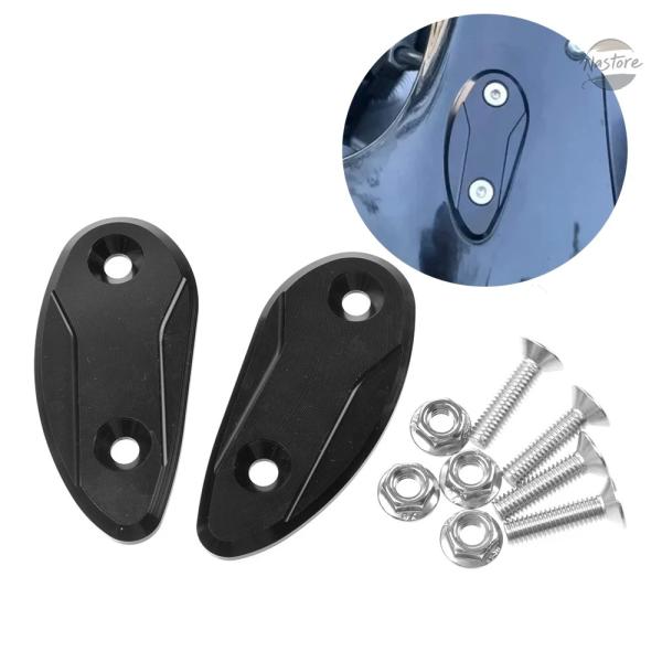 オートバイブロックオフプレートリアビューミラーホールカバーミラーシャーシコードキャップベースホンダCBR1000RR 1000 RR 2008 2009-2017用