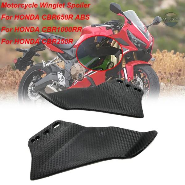 HONDA CBR650R CB1000RR CBR600RR CBR250R CBR600F4 バイク用サイドウィングレットキット スポイラーフェアリング リアビューミラー 固定ウィングキット
