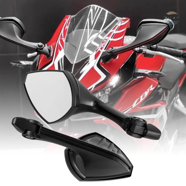 オートバイ用バックミラー 改造 オートバイアクセサリー オートバイ用カウリングミラー GSX250R 450SR CBR400R/650R Ninja 400