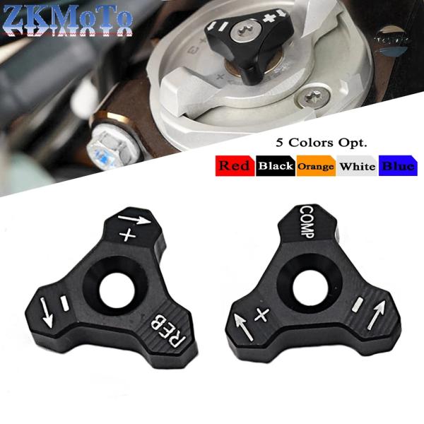 オートバイ CNC WP 48MM フロントフォークノブアジャスター KTM EXC SX XC XCW SXF XCF EXCF 150 200 250 300 350 400 450 500 530 パーツ