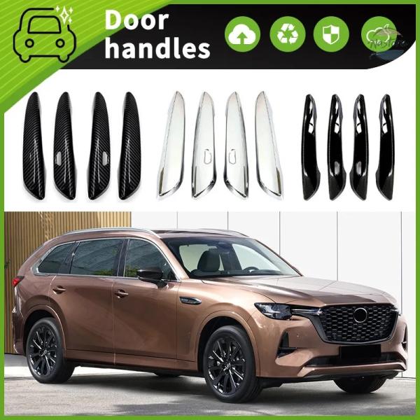 24 マツダ CX80 CX 80ドアドアボウルハンドル 装飾 適合傷防止 ステッカー